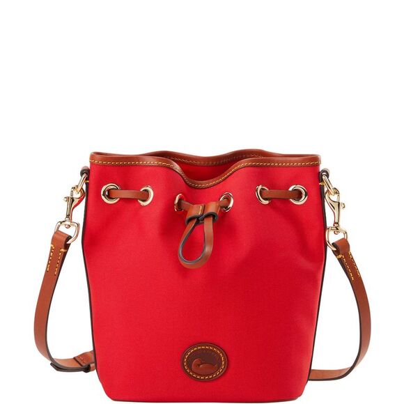 Dooney & Bourke | Bags | Dooney Bourke Nylon Small Drawstring Shoulder ...